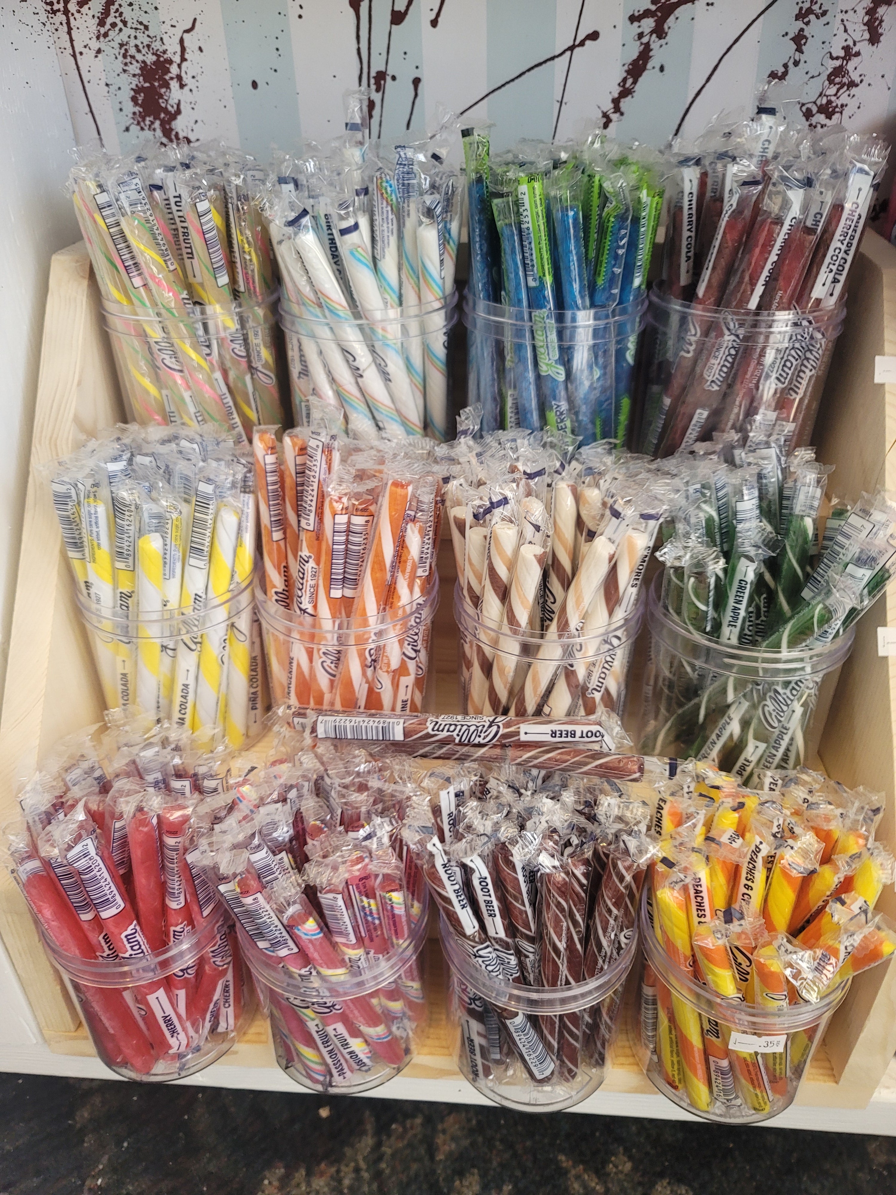Gilliam Old Fashioned Candy Sticks-Assorted – Roxy Sweets, Treats, & Eats