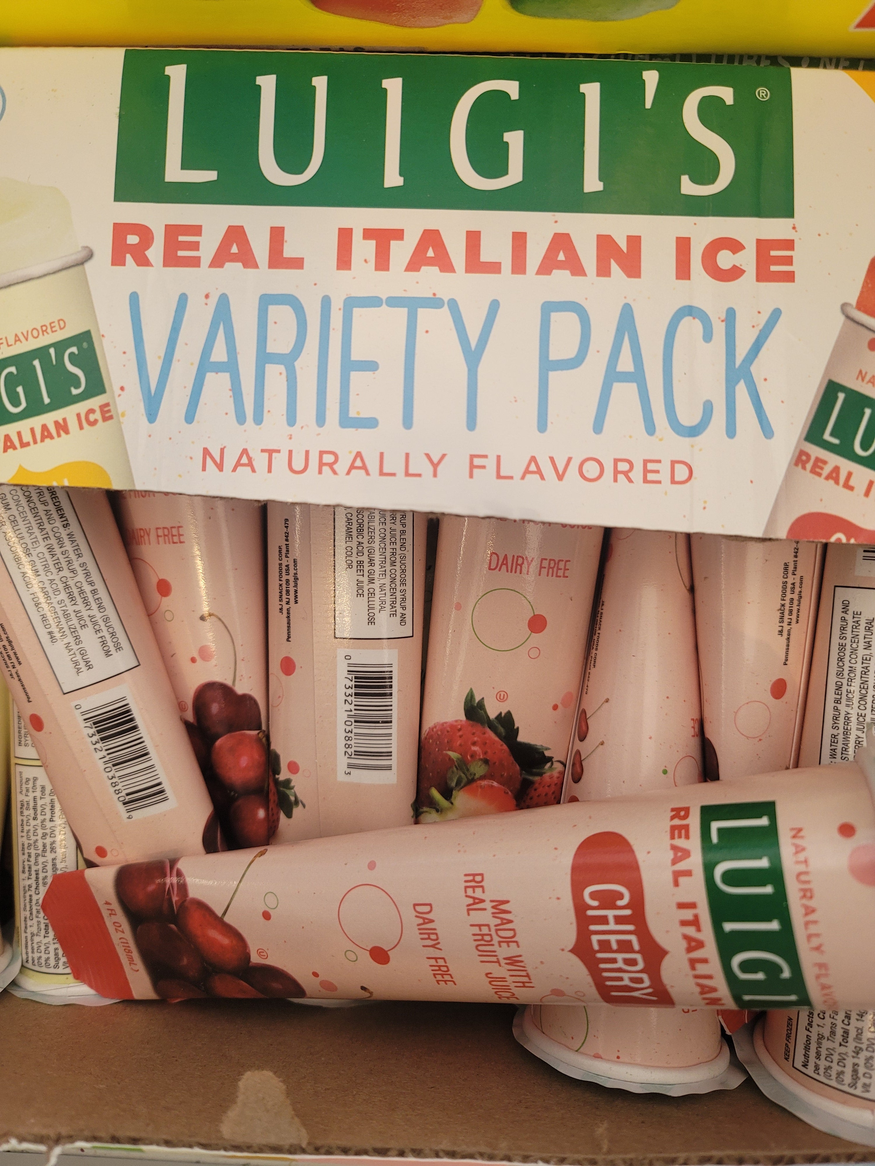 Luigi's Italian Ice Variety – Roxy Sweets, Treats, & Eats