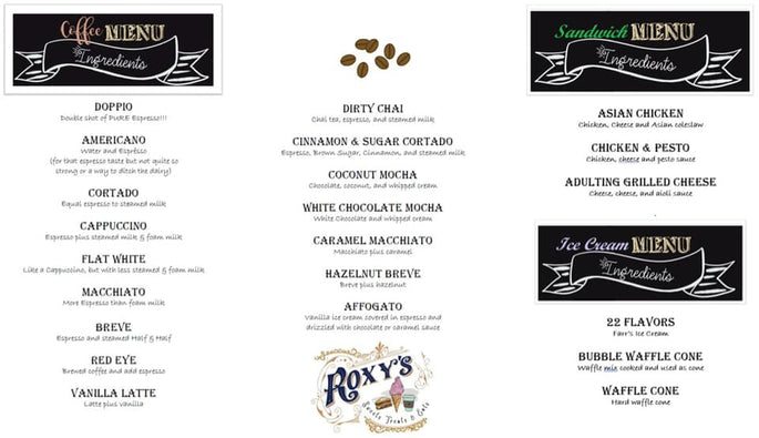 Roxy Sweets, Treats, & Eats