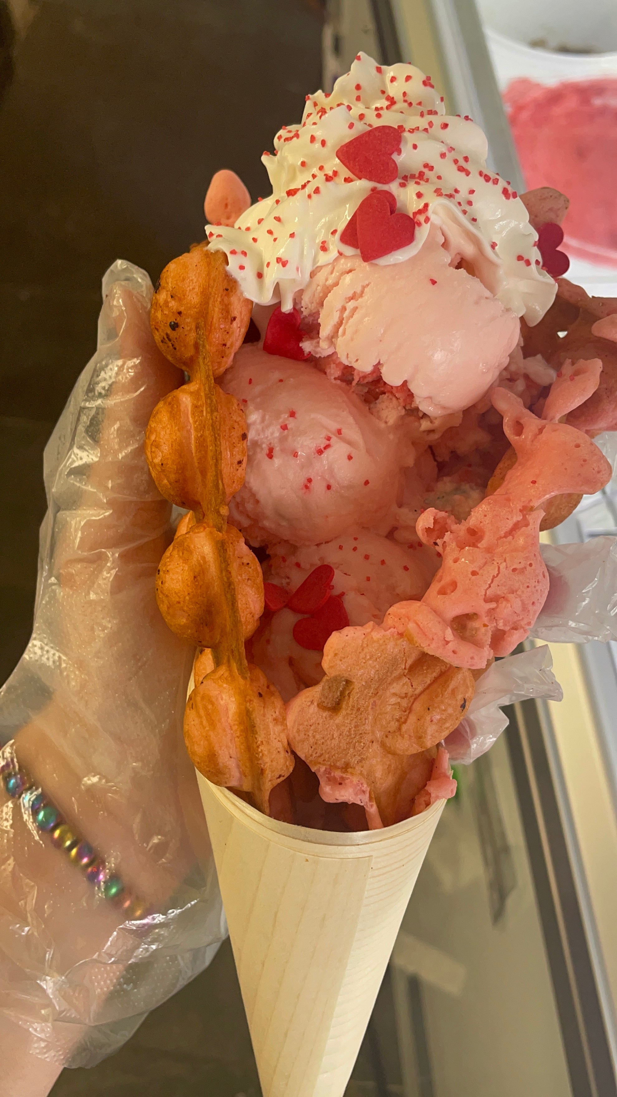 Bubble waffle cone – Roxy Sweets, Treats, & Eats